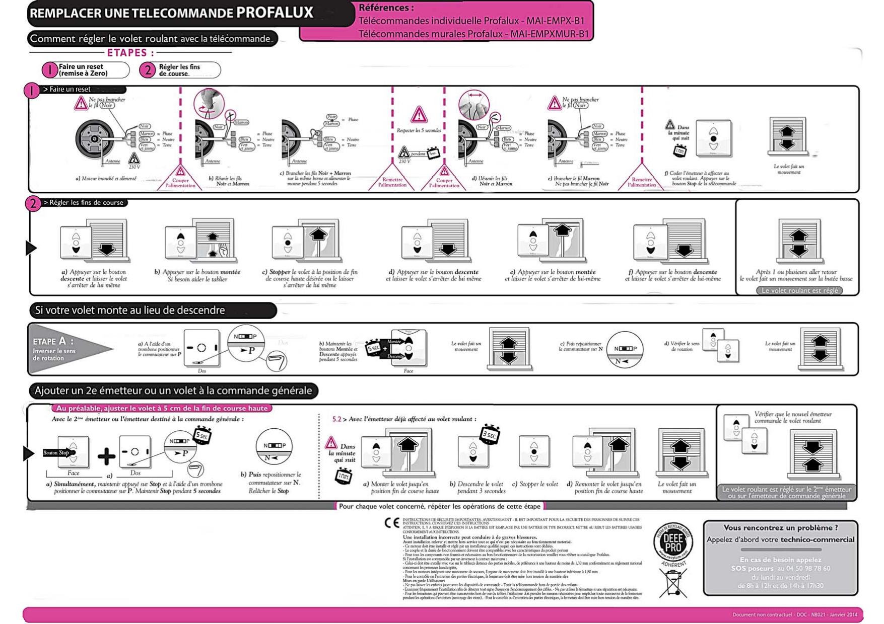 Programmation d 'une télécommande une télécommande Profalux en quelques clics